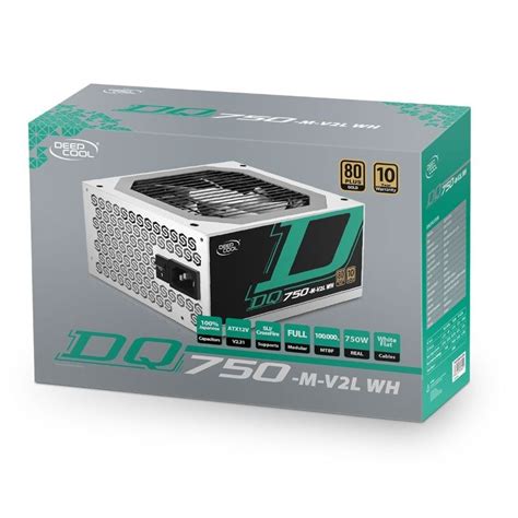 Deepcool DQ750-M-V2L 750W 80 PLUS Gold Fully Modular Power Supply ...