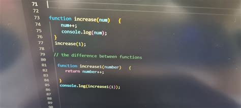 فهم الفرق بين الدالتين وشرح المعامل في Javascript جافا سكريبت