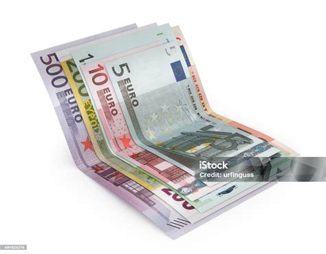 클리핑 경로와 흰색 위에 절연 유로 지폐입니다 3 차원 일러스트 레이 션 0명에 대한 스톡 벡터 아트 및 기타 이미지 0명 3차원 형태 금융 Istock