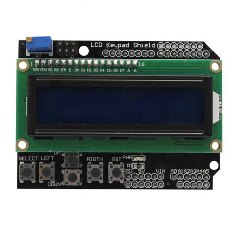 Дисплей Lcd 1602 із клавіатурою Lcd Keypad Shield