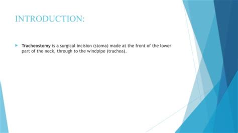 Tracheostomy Powerpoint Presentation By Group 6 Pptx Lung And