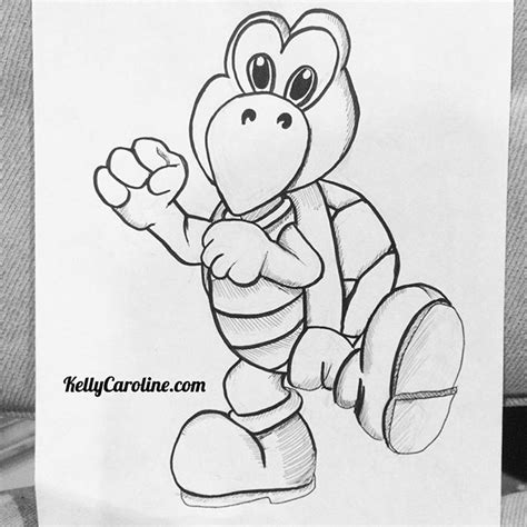 Koopa Troopa Drawing At Explore Collection Of Koopa Troopa Drawing