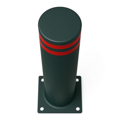 Купить онлайн столбик оградительный диаметр 102 мм высота 900 мм темно серый антрацит