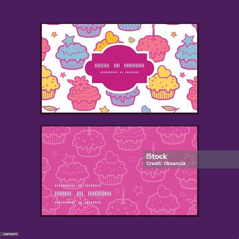 벡터 색상화 컵케잌 천문학자 수평계 프페임 패턴 명함이 설정 귀여운에 대한 스톡 벡터 아트 및 기타 이미지 귀여운 노랑 녹색 Istock