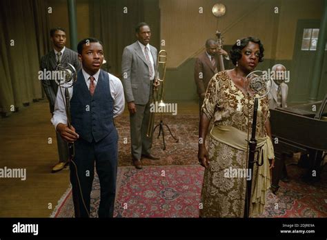 Ma Raineys Black Bottom From Left Chadwick Boseman Dusan Brown