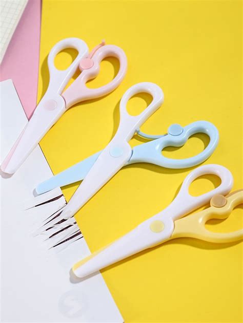 Random Color Plastic Art Scissors