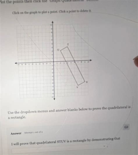 Solved Plot The Points Then Chick The Graph Quaurmaten Click On The