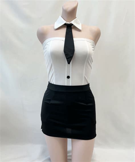 ⚡당일발송 풀세트⚡섹시핏 비서 코스튬 Bj 의상 클럽룩 남자친구 기념일 이벤트 에이블리