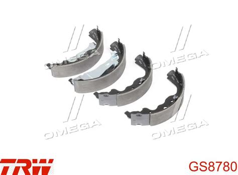 GS8780 TRW колодки тормозные задние барабанные