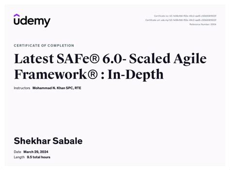 Shekhar Sabale On Linkedin Safe Agile Continuouslearning