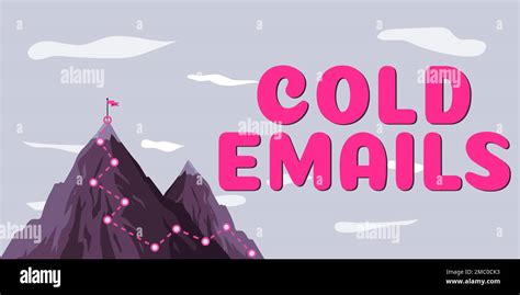 Writing Displaying Text Cold Emails Business Idea Unsolicited Email