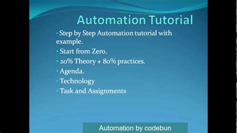Automation Tutorial With Selenium Web Driver And Java Course Content