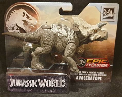 Jurassic World Epic Evolution Danger Pack Avaceratops Dinosaur Mattel