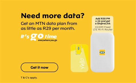 MTN Cell Phone Deals Mobile Data Internet Contracts G