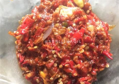 Resep Sambal Terasi Oleh Surli Shaqil Sanjaya Cookpad