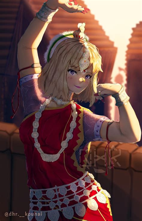 Cha Hae In In Indian Attire By Me Rsololeveling