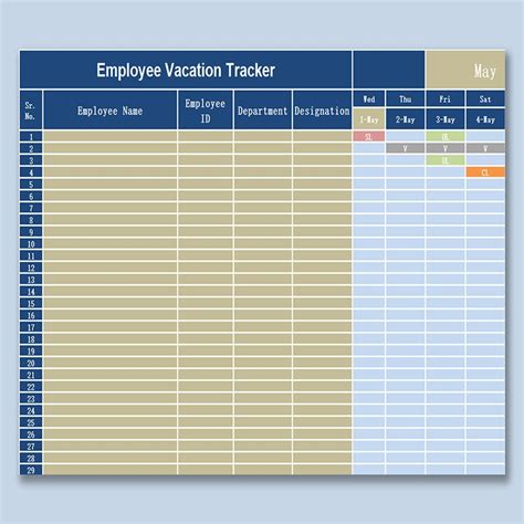 Downloade Employee Time Management Excel Template