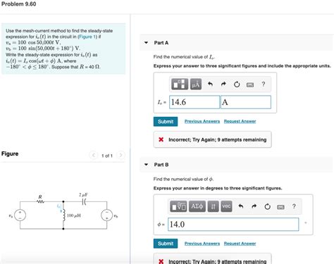 Solved Problem 960 Part A Use The Mesh Current Method To