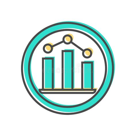 Data Sorting Icon With Diagram Sign Stock Vector Illustration Of Stats Database 97989844
