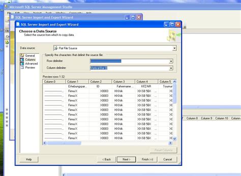 Solved Sql Server Error Importing Flat File Fixed Width Columns