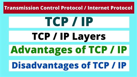 What Is Tcp Ip Tcpip Layers Advantages And Disadvantages Of Tcp