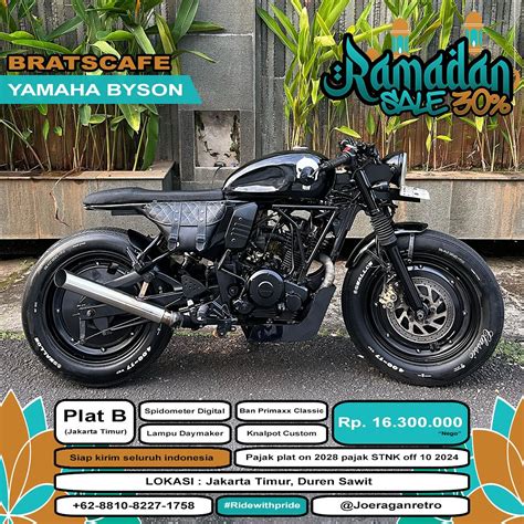 Jual Beli Motor Custom 🛠 ‼️ Bratscafe Yamaha Byson ‼️ 🔥🔥 Ready Stock 🔥🔥 Bratscafe Yamaha Byson