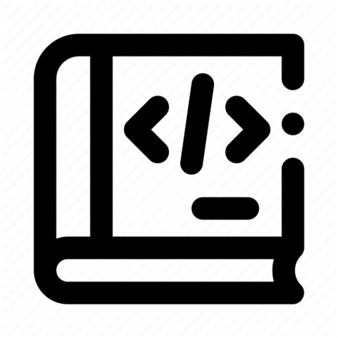 manual algorithm bookmark coding education icon download on