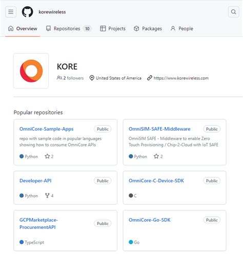 Getting Started With Kore Wireless Connectivity API