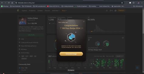 Krishna Shakya On Linkedin 100daysofcode Leetcode Dsa Consistency