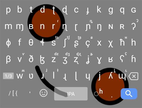 tip you can add an ipa keyboard on your gboard r conlangs