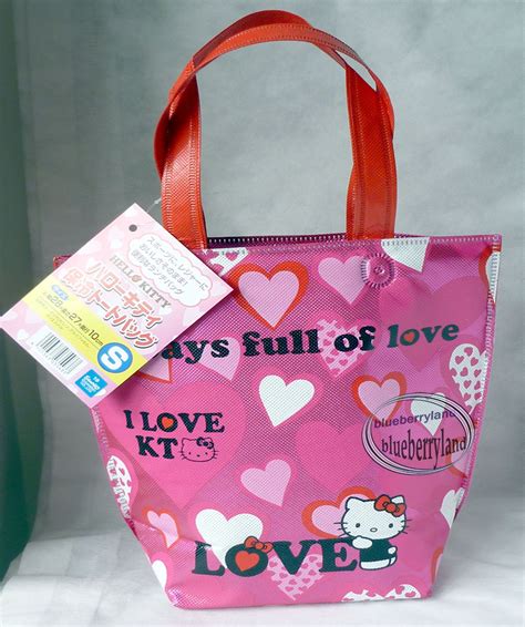 Japan Sanrio Hello Kitty Cooler Bag School Lunchbox Food Container Handbag Picnic