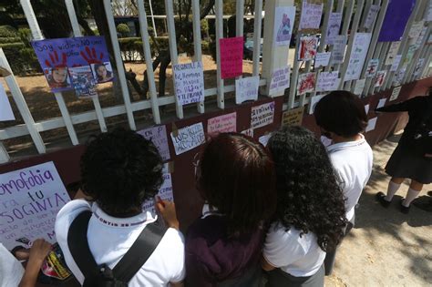 La Jornada Alumnas Del Cbtis 26 De Oaxaca Instalan Tendedero De