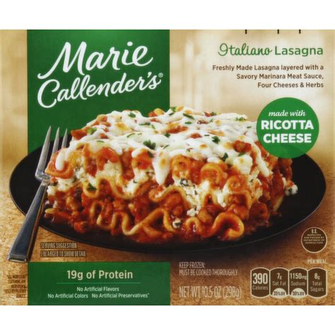 Marie Callenders Lasagna Italiano Super 1 Foods