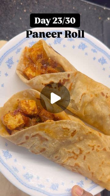 Anusrikanth On Instagram 30days Breakfast Ideas Paneer Roll