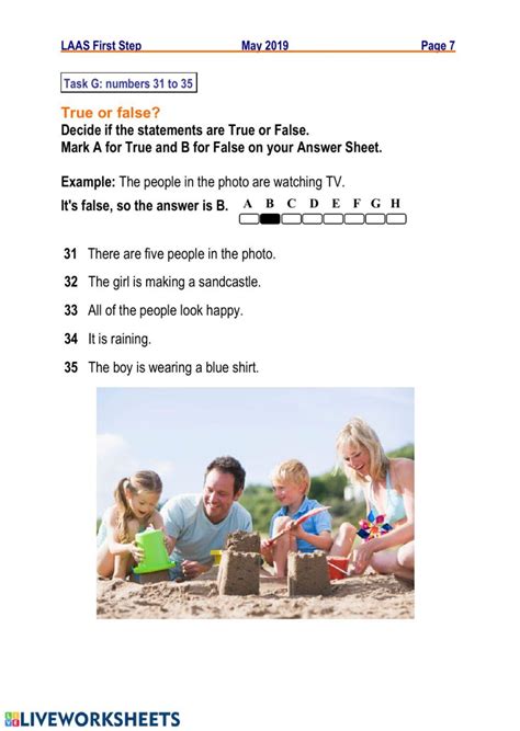 First Step 2019 Worksheet Live Worksheets Worksheets Library