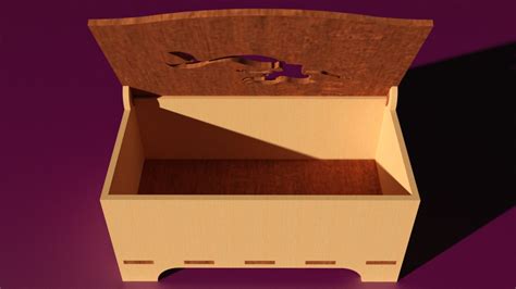 Jewelry Box Box Cnc Pattern Cnc Plan 3d Project Laser Cut