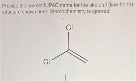 [solved] De The Correct Iupac Name For The Compound Shown