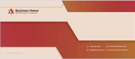 20 Best Editable Envelope Templates For Ms Word Download