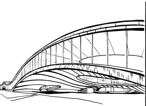 Arch Bridge Drawing Free Download On ClipArtMag