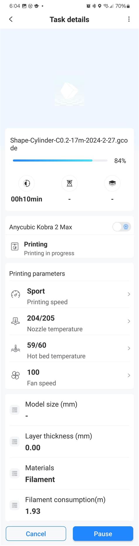 Hacked Printer Ranycubic