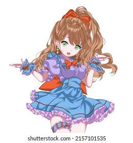 Cute Sexy Anime Girl Stock Illustration Shutterstock