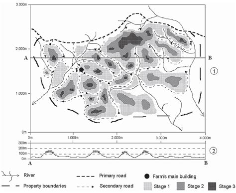 Chart 1 And Cross Section 2 Scheme Of Large Farms Deforestation