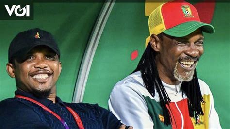 Samuel Etoo Tertangkap Kamera Hajar Youtuber Hingga Tersungkur Usai Nonton Piala Dunia