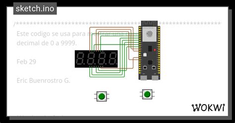 Contador 9999 Wokwi Esp32 Stm32 Arduino Simulator