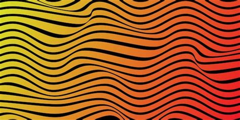 Premium Vector Abstract Curved Wavy Lines Pattern Vector Illustration