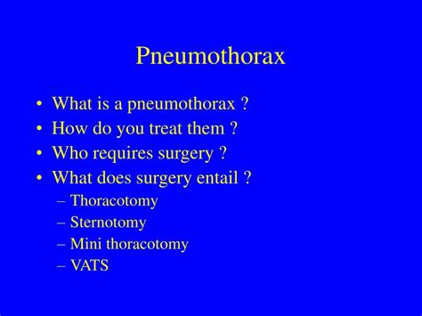 Ppt Thoracic Surgery Powerpoint Presentation Free Download Id 932612