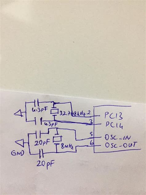 Stm32f103rct6 Hse And Lse Crystal Selection Stmicroelectronics Community
