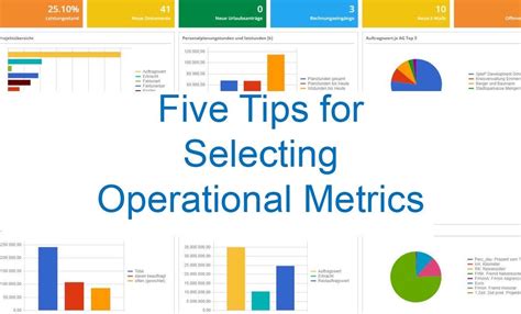 Five Tips For Selecting Operational Metrics