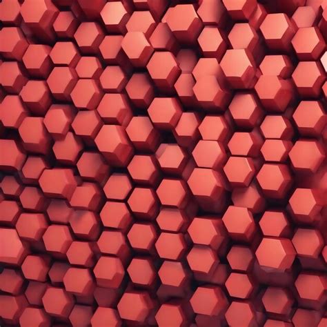 Premium Photo Geometric Hexagon Pattern Background 3d Rendering