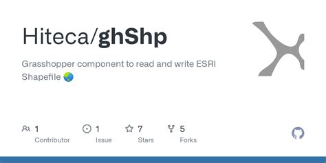 Github Hiteca Ghshp Grasshopper Component To Read And Write Esri Shapefile Earth Asia